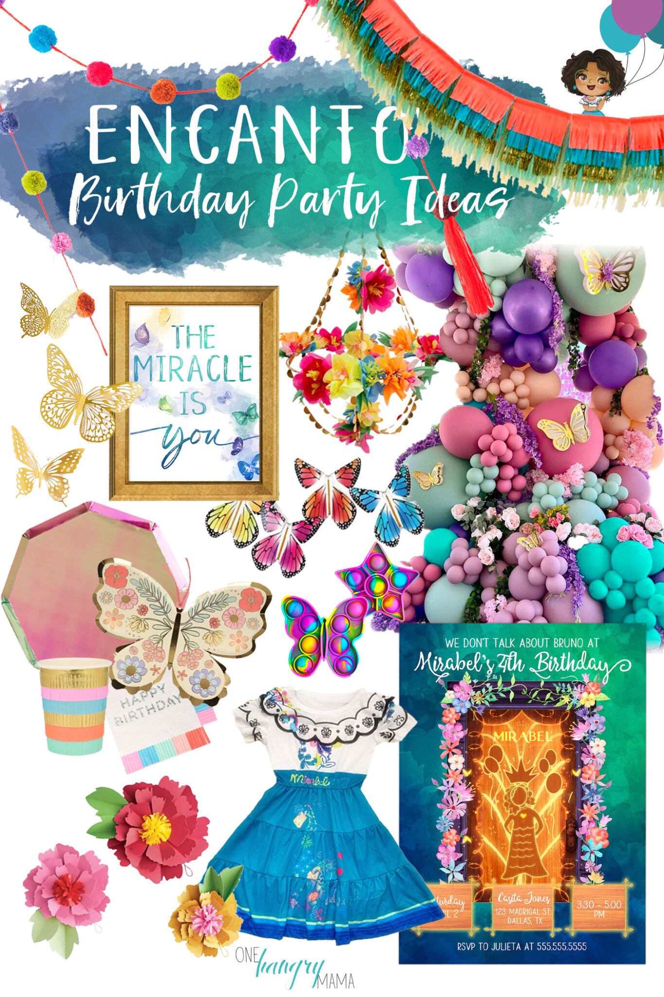 Fun & Unique Encanto Birthday Party Ideas - One Hangry Mama